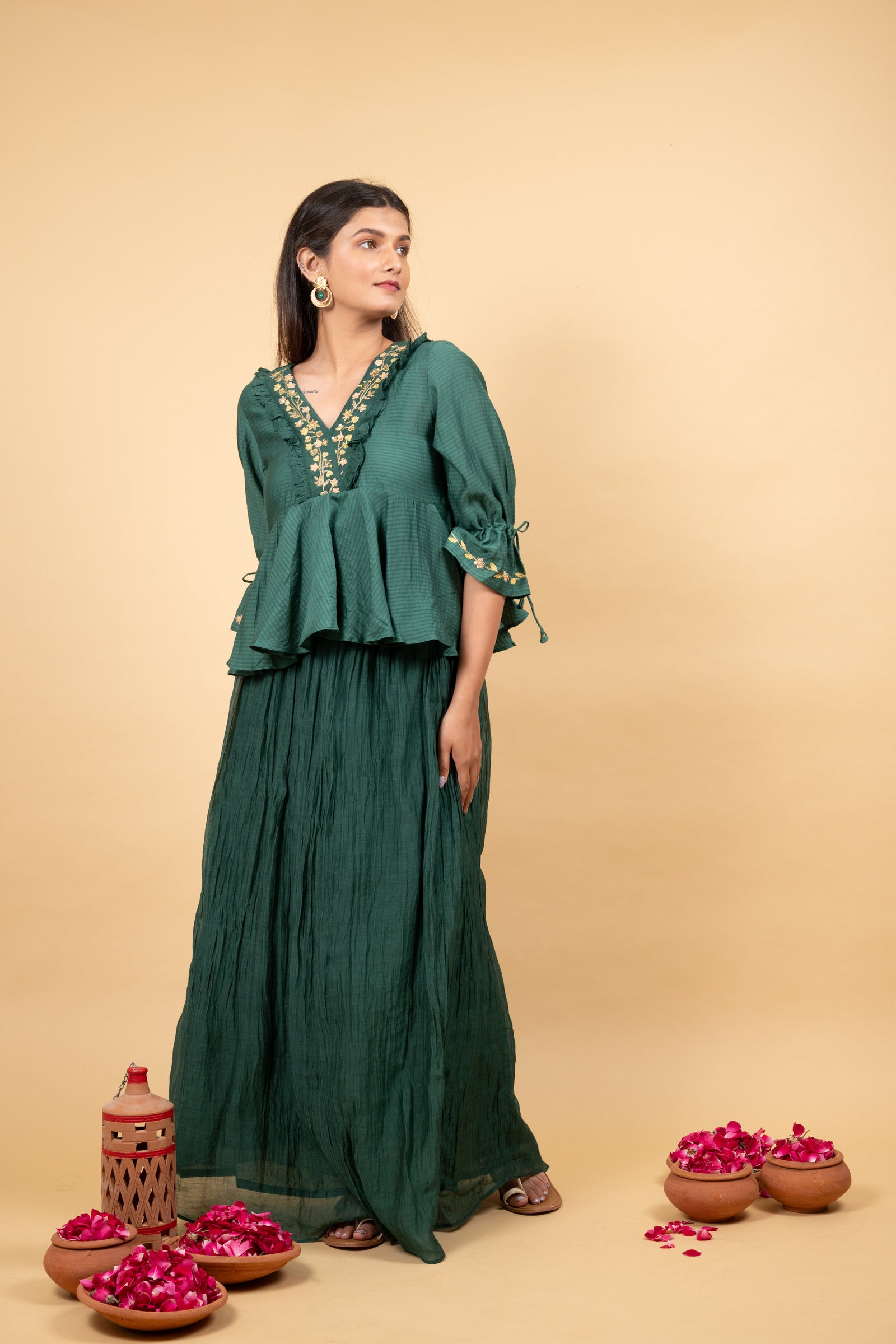 NEELAMBARI SKIRT SET